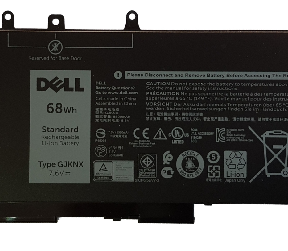 Dell Latitude Precision 68WHr 4 Cell Laptop Battery GD1JP GJKNX KCM82 ...